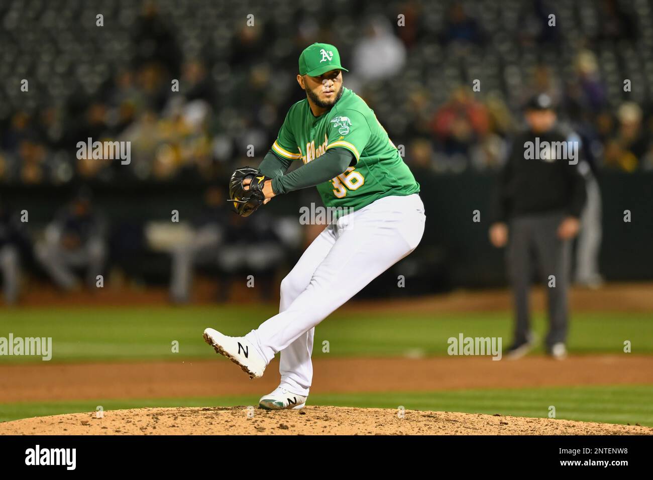 OAKLAND, CA - MAY 24: Oakland Athletics Pitcher Yusmeiro Petit (36 ...