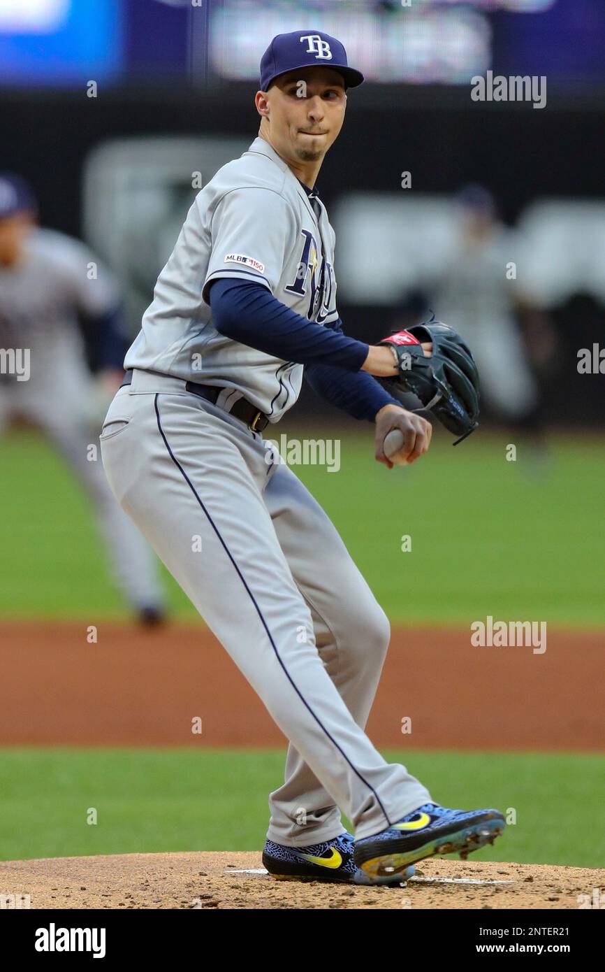 CLEVELAND, OH - MAY 24: Tampa Bay Rays starting pitcher Blake Snell (4 ...
