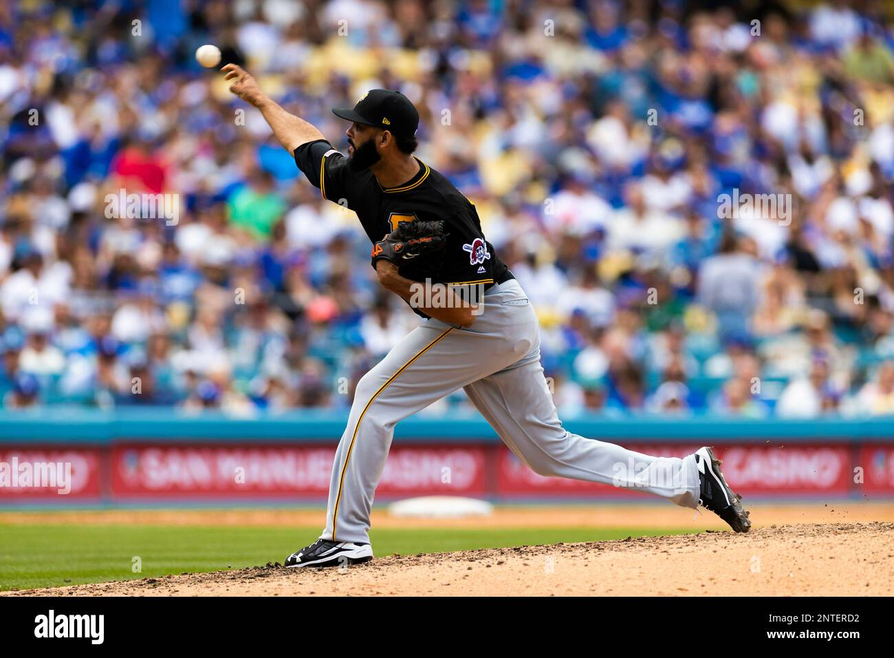 LOS ANGELES, CA - APRIL 28: Pittsburgh Pirates pitcher Richard ...
