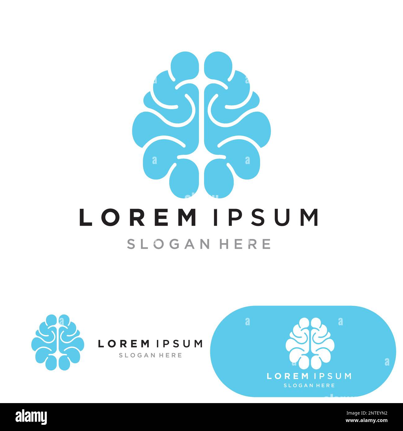 Health Brain vector illustration icon template design Stock Vector ...