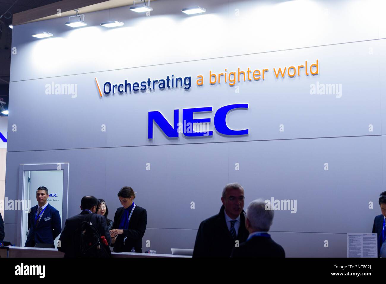 Nec business logo hi-res stock photography and images - Alamy