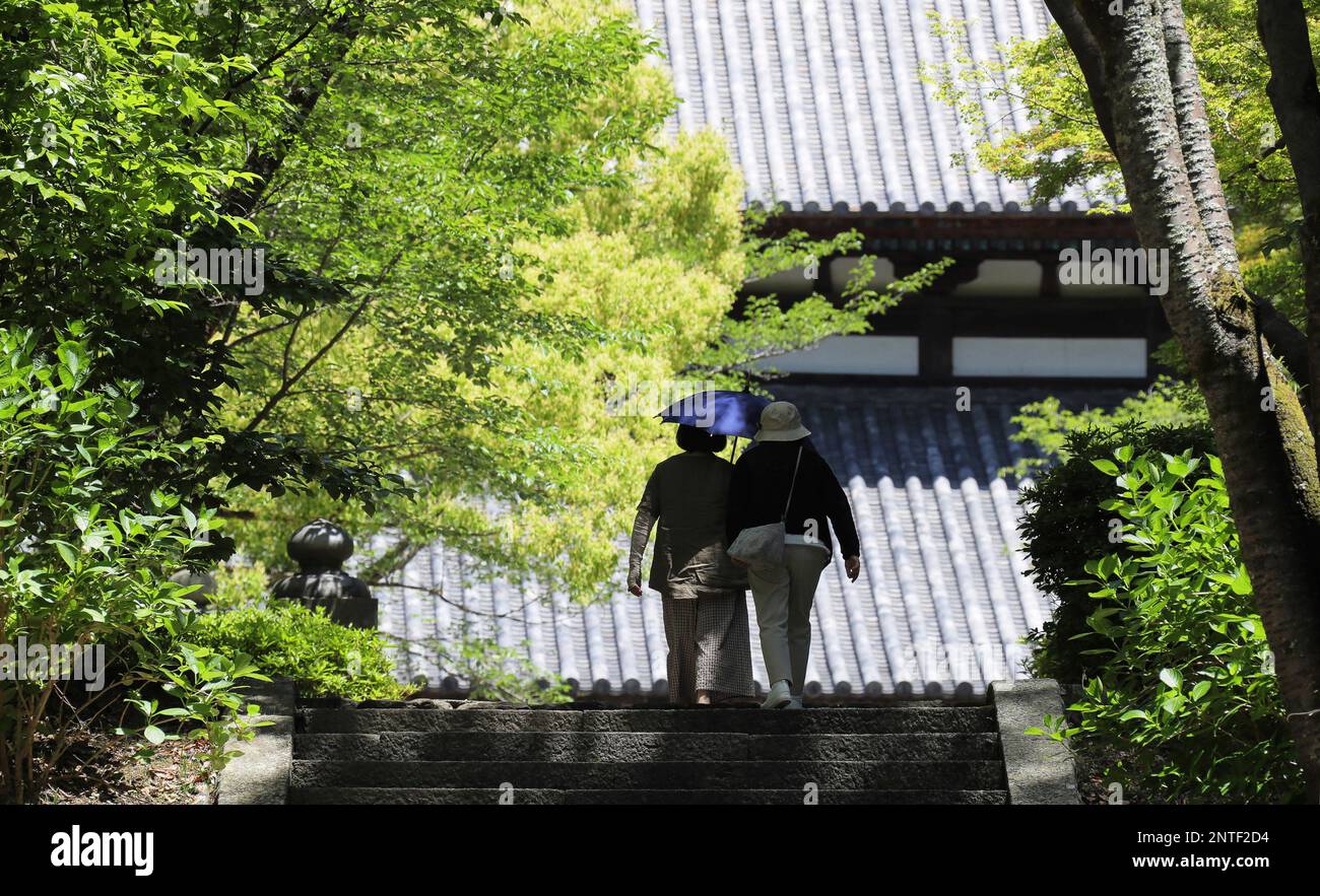 Negoro-ji Temple is pictured on May 23, 2019 in Iwade city, Wakayama ...