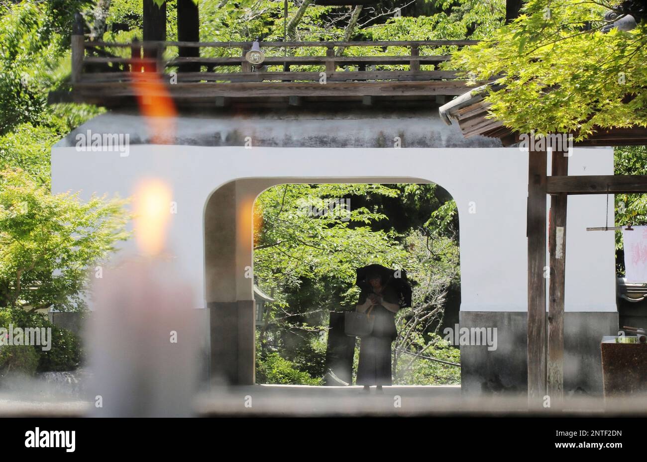 Negoro-ji Temple is pictured on May 23, 2019 in Iwade city, Wakayama ...