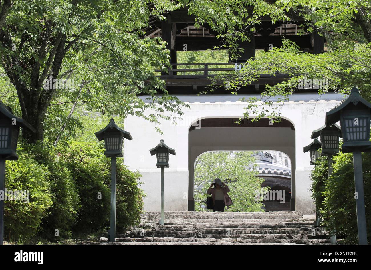 Negoro-ji Temple is pictured on May 23, 2019 in Iwade city, Wakayama ...