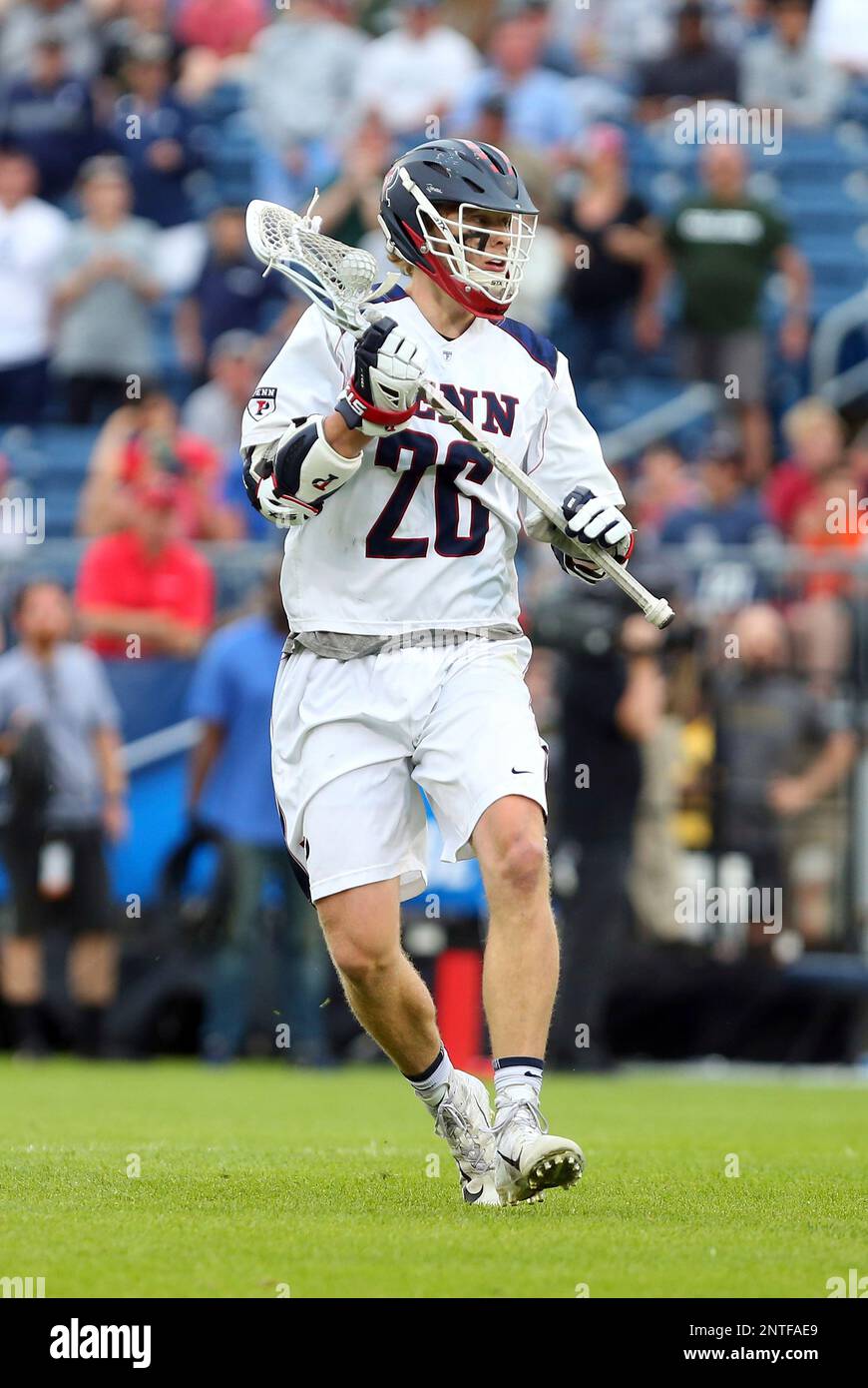 EAST HARTFORD, CT - MAY 19: Pennsylvania Quakers Sam Handley (26) in ...