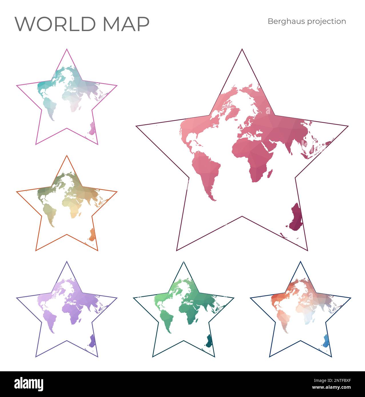 Berghaus map Stock Vector Images - Alamy