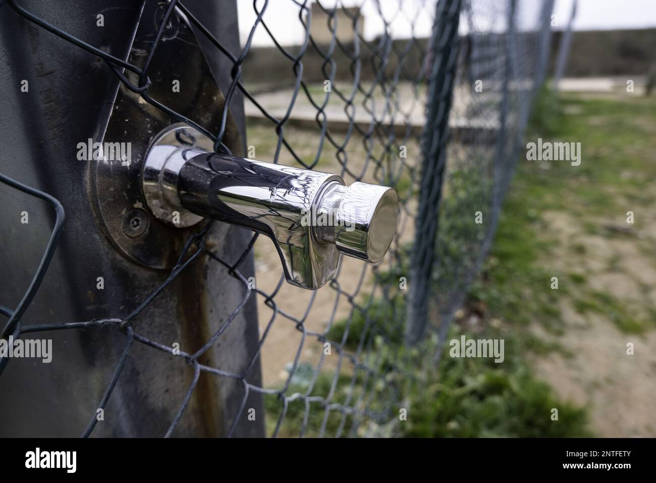 Detail of a drinking water source in the city, hydration Stock Photo ...