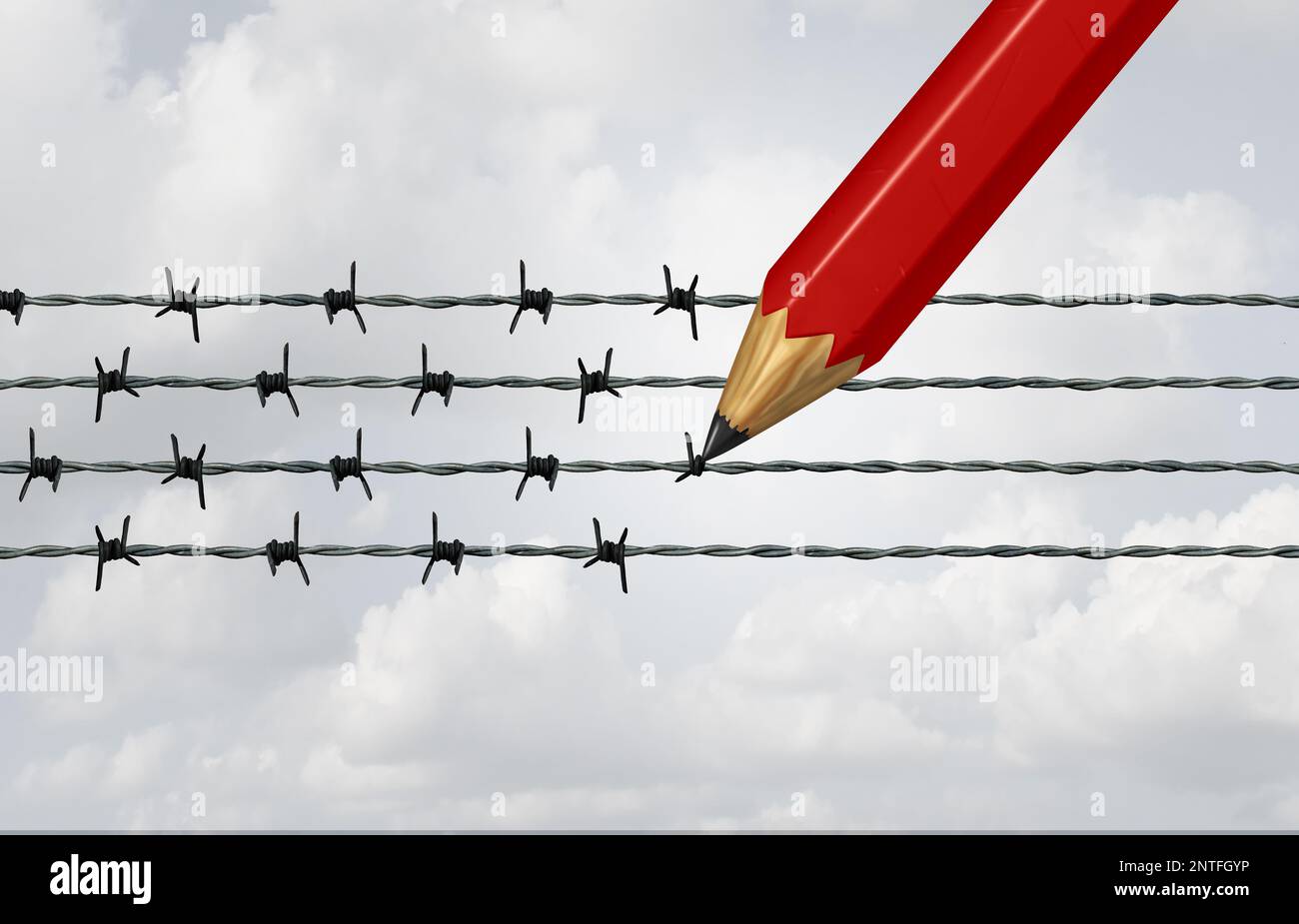 Anti-Immigration and migrant restriction or closing the border policy ...