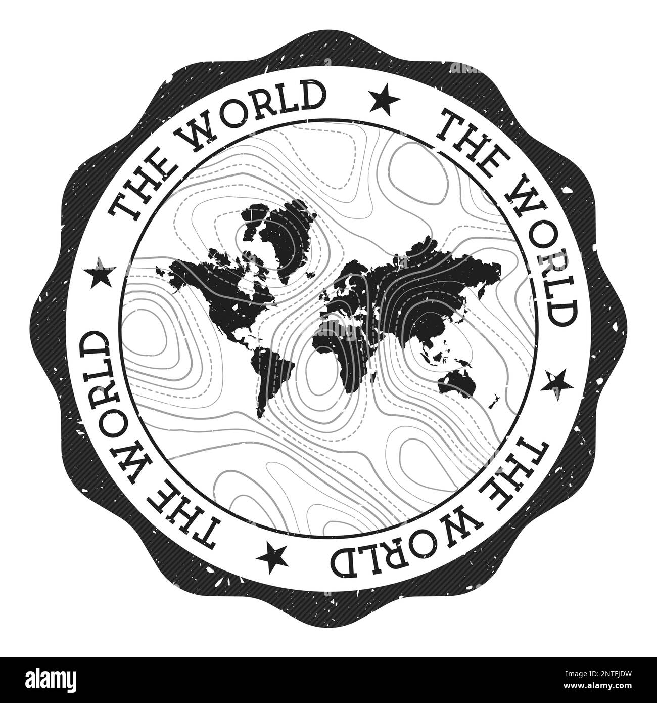 World topographic map Black and White Stock Photos & Images - Alamy