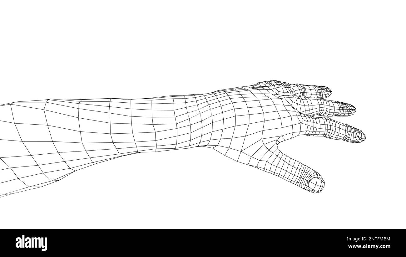 Male hand index finger Black and White Stock Photos & Images - Alamy