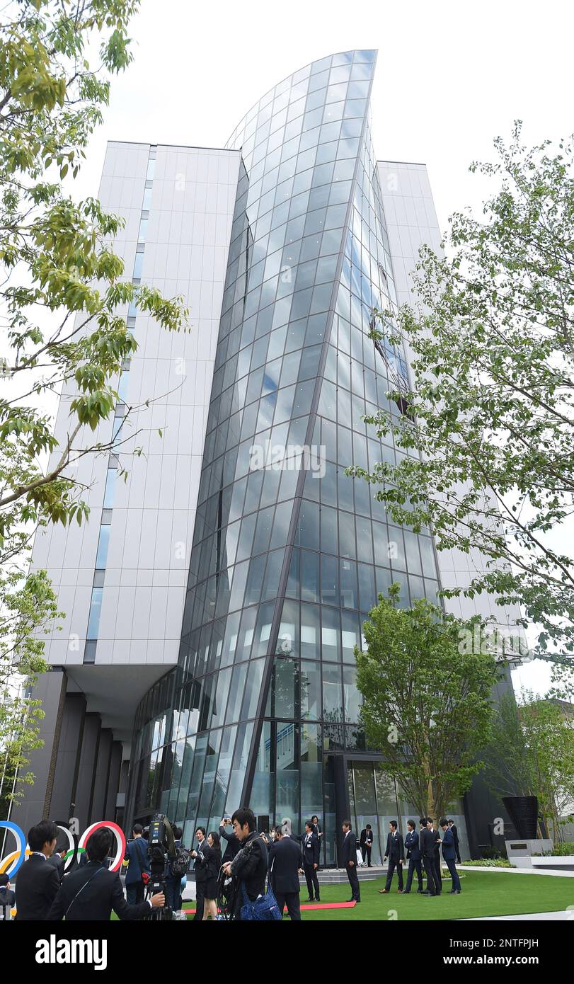 The completion ceremony of "Japan Sports Olympic Square", a new center ...