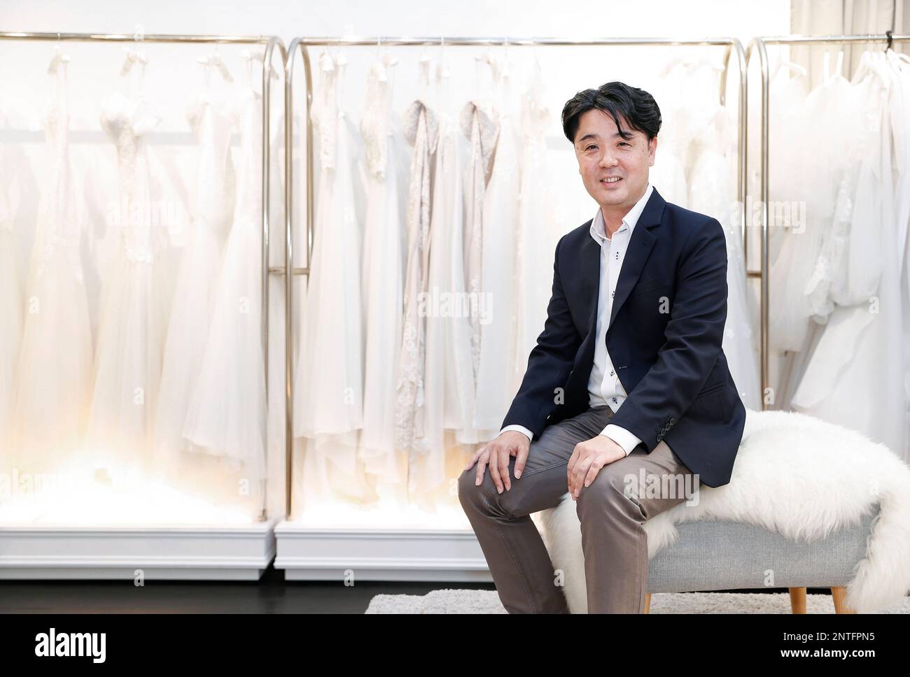Koichiro Toyama, CEO of Watabe Singapore, a Japanese wedding planning ...