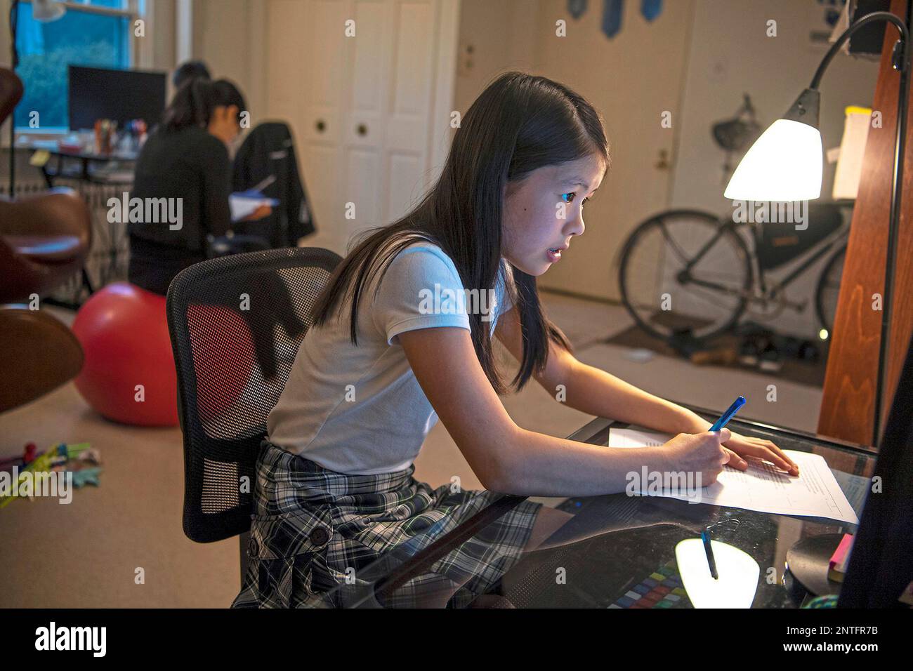 Vivian Loh, a seventh grader at Winchester Thurston School and the first girl to win the ...