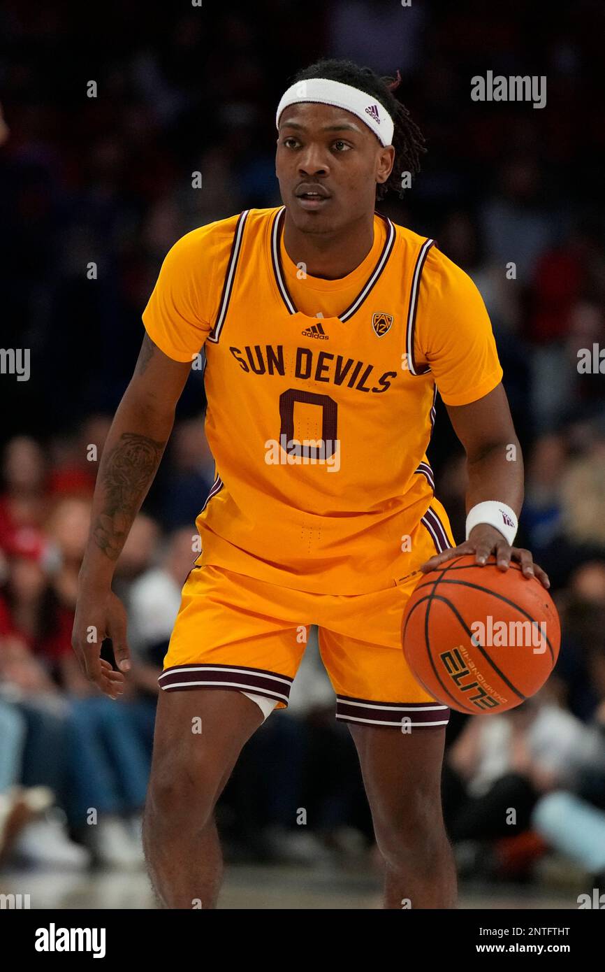 Arizona State guard DJ Horne (0) during the first half of an NCAA ...