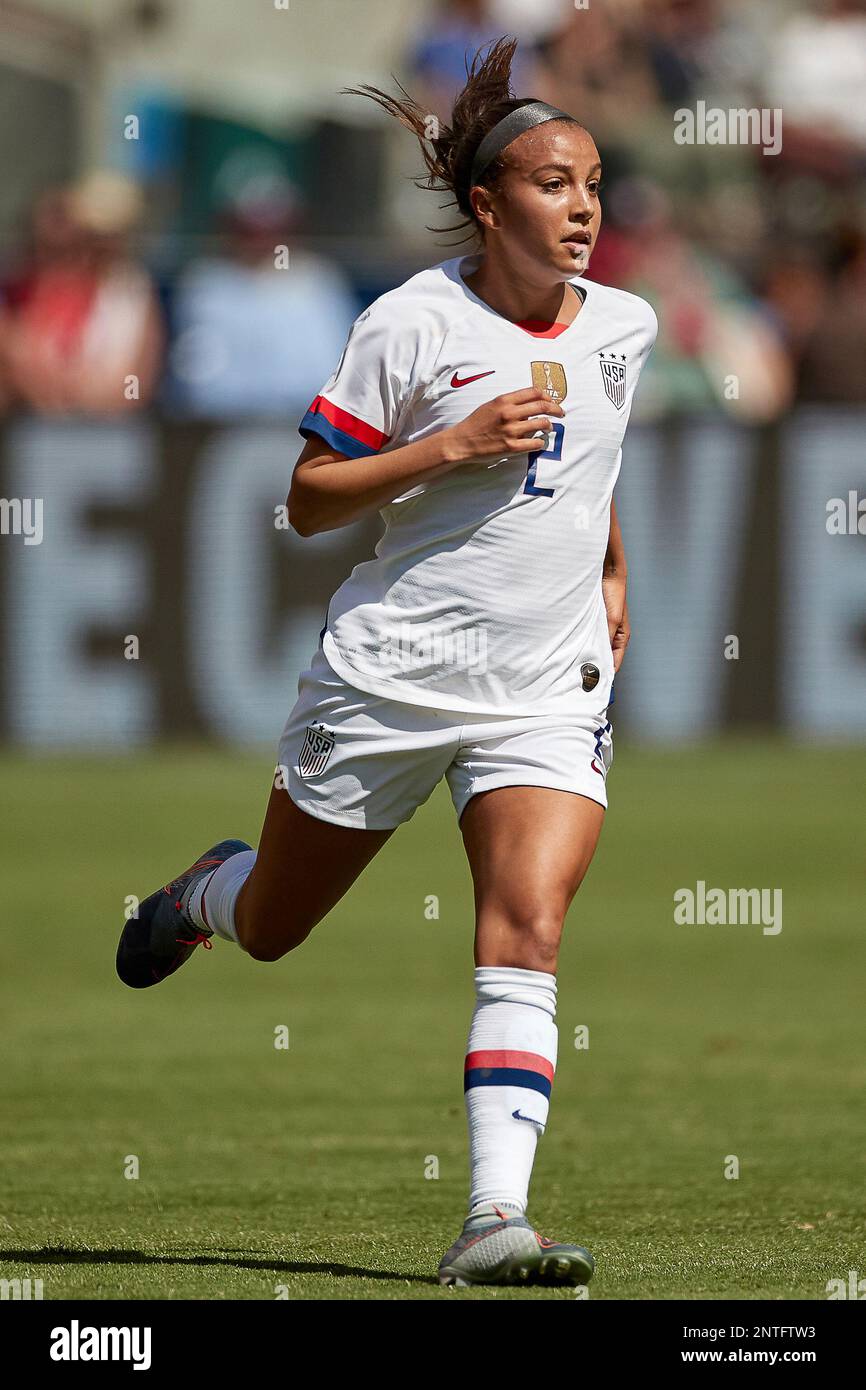 SANTA CLARA, CA - MAY 12: United States forward Mallory Pugh (2) runs ...