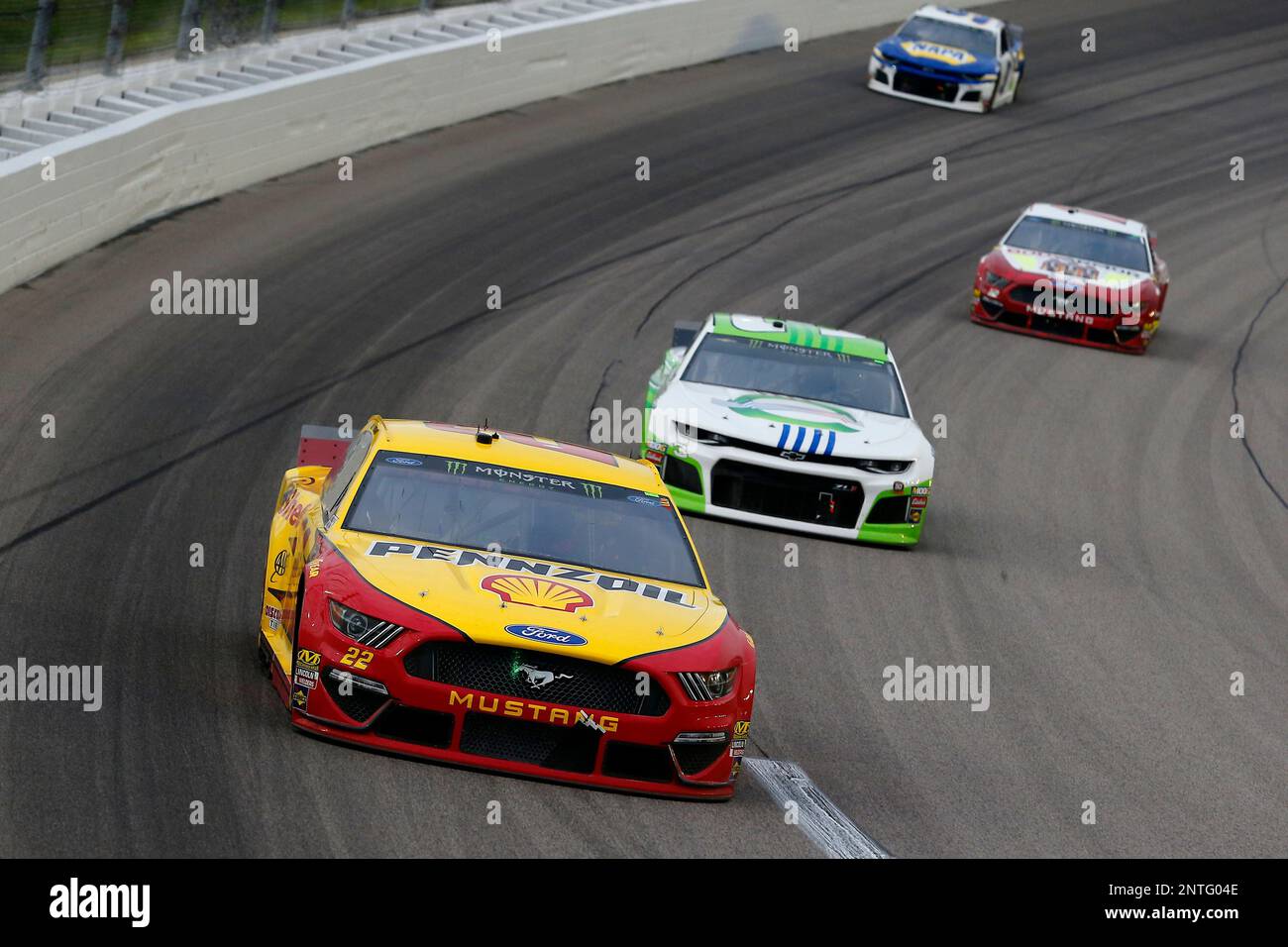 #22: Joey Logano, Team Penske, Ford Mustang Shell Pennzoil and #3 ...