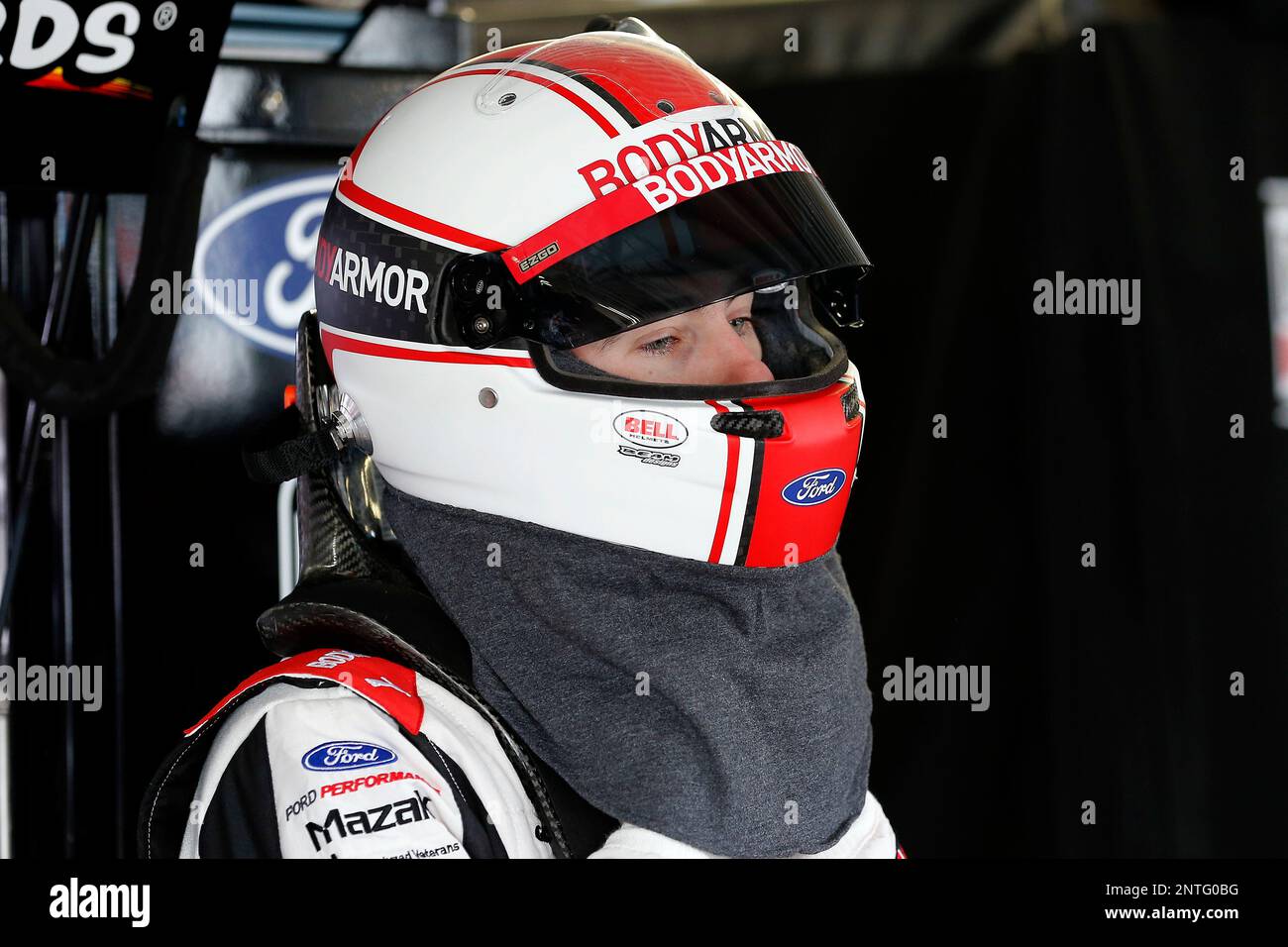 #12: Ryan Blaney, Team Penske, Ford Mustang BodyArmor during practice ...