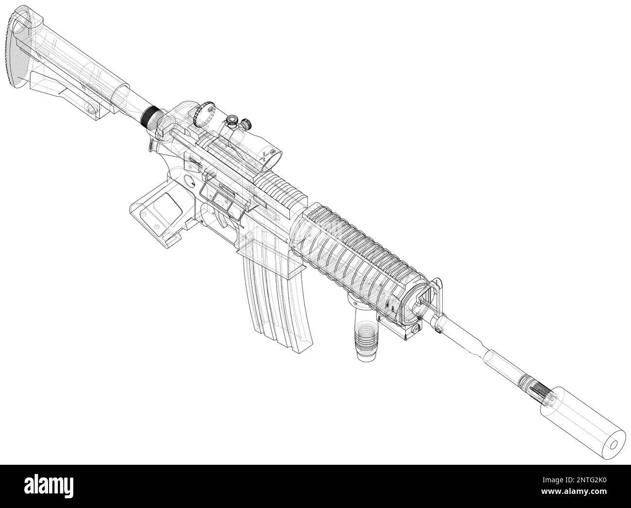 Frame weapons Black and White Stock Photos & Images - Alamy