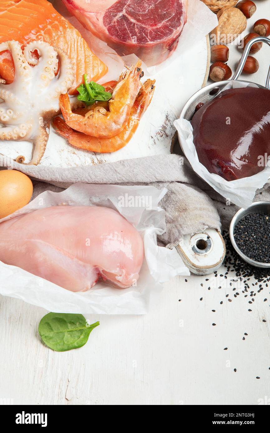 Composition with food contains coenzyme Q10, antioxidant, produce ...