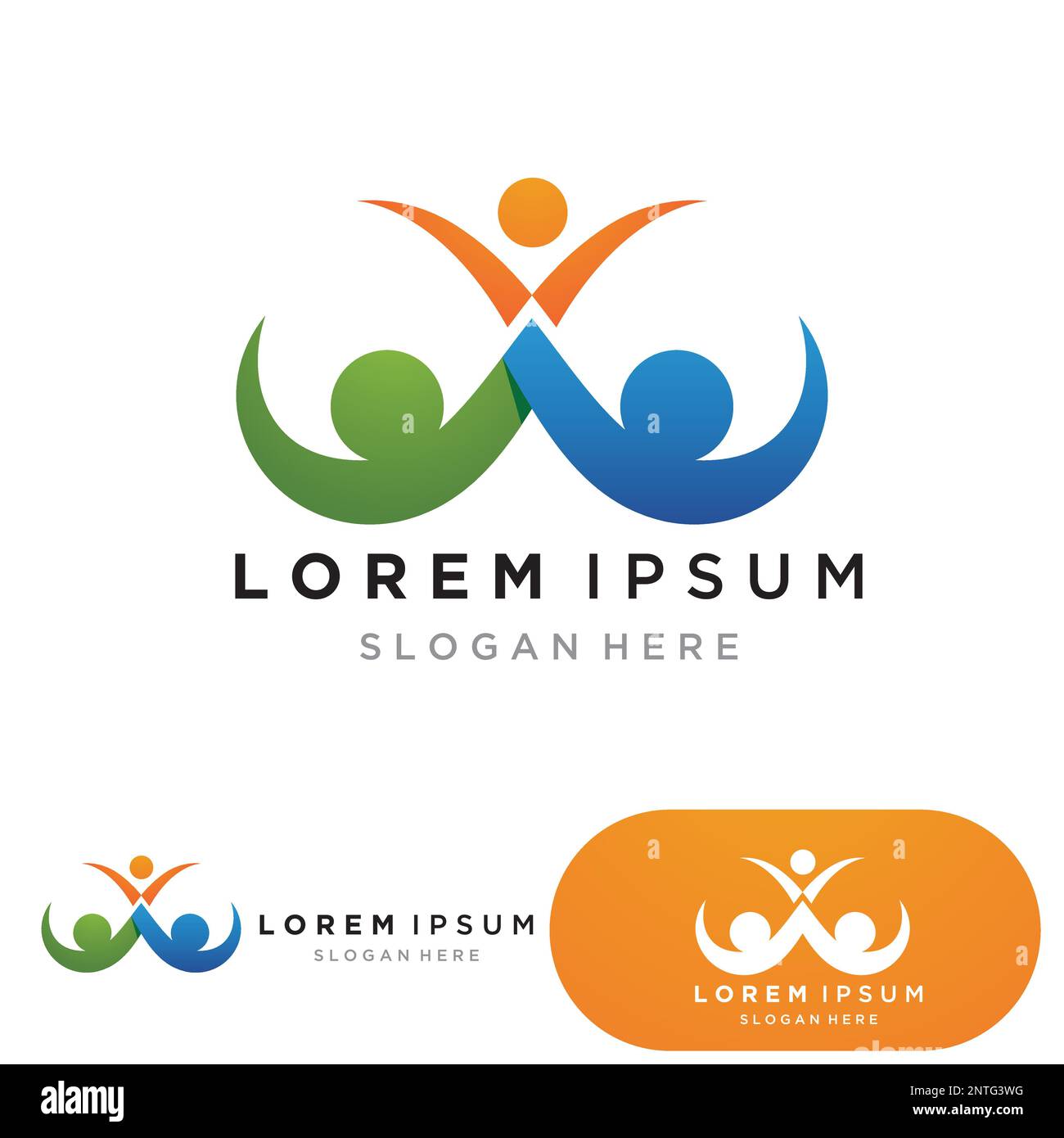 Community Logo Design Template for Teams or Groups.network and social ...