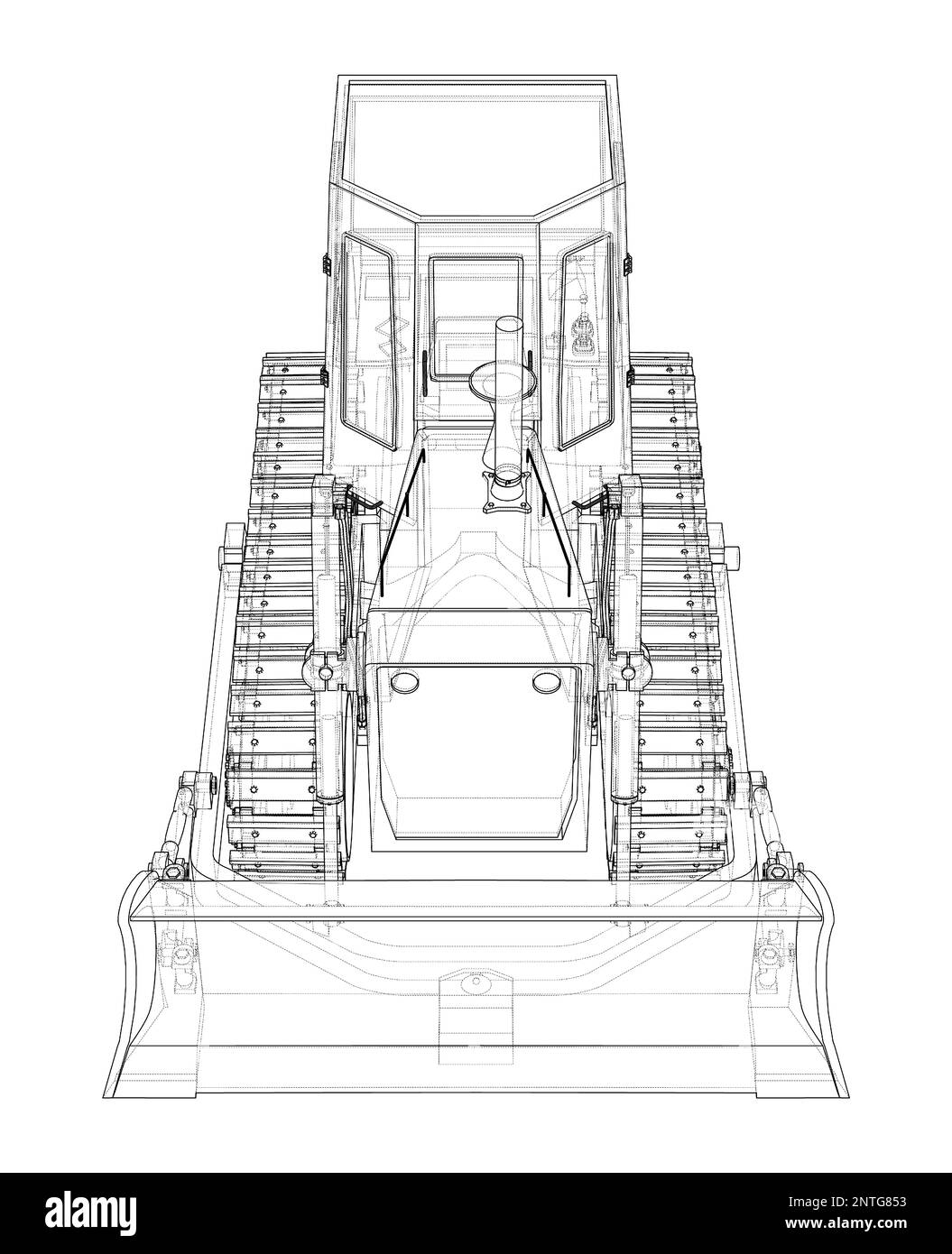 Earth mover, bulldozer Stock Photo - Alamy