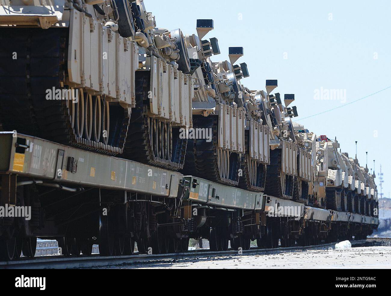 Buy these photos at YumaSun.com Convoy on rails -- An assortment of U.S ...