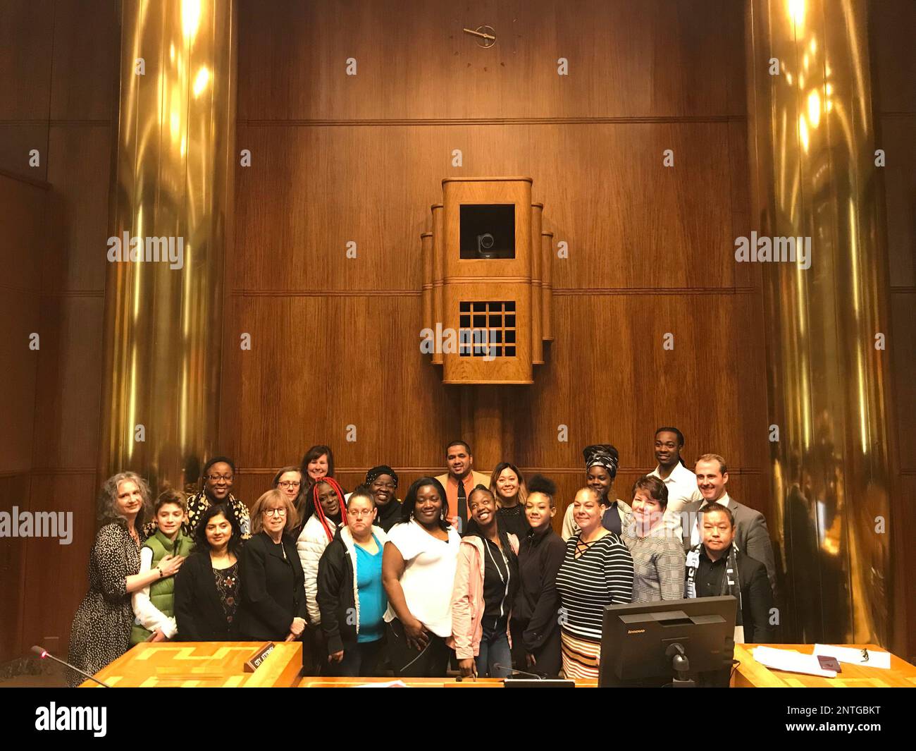 In this May 1, 2019 photo, members of Voices of St. Paul Youth and ...