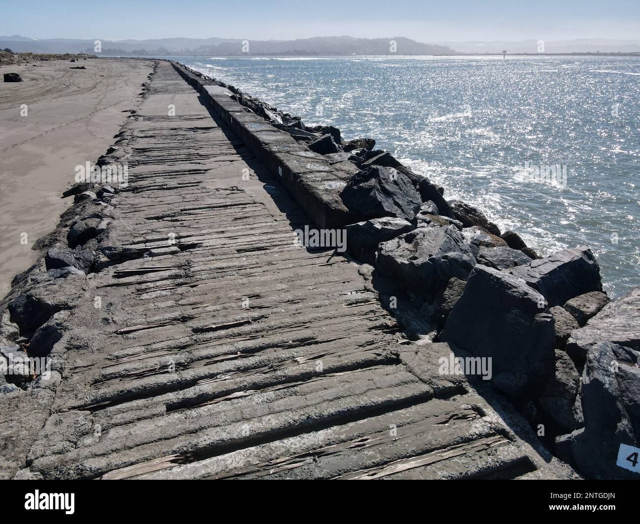 Broken jetty hi-res stock photography and images - Alamy