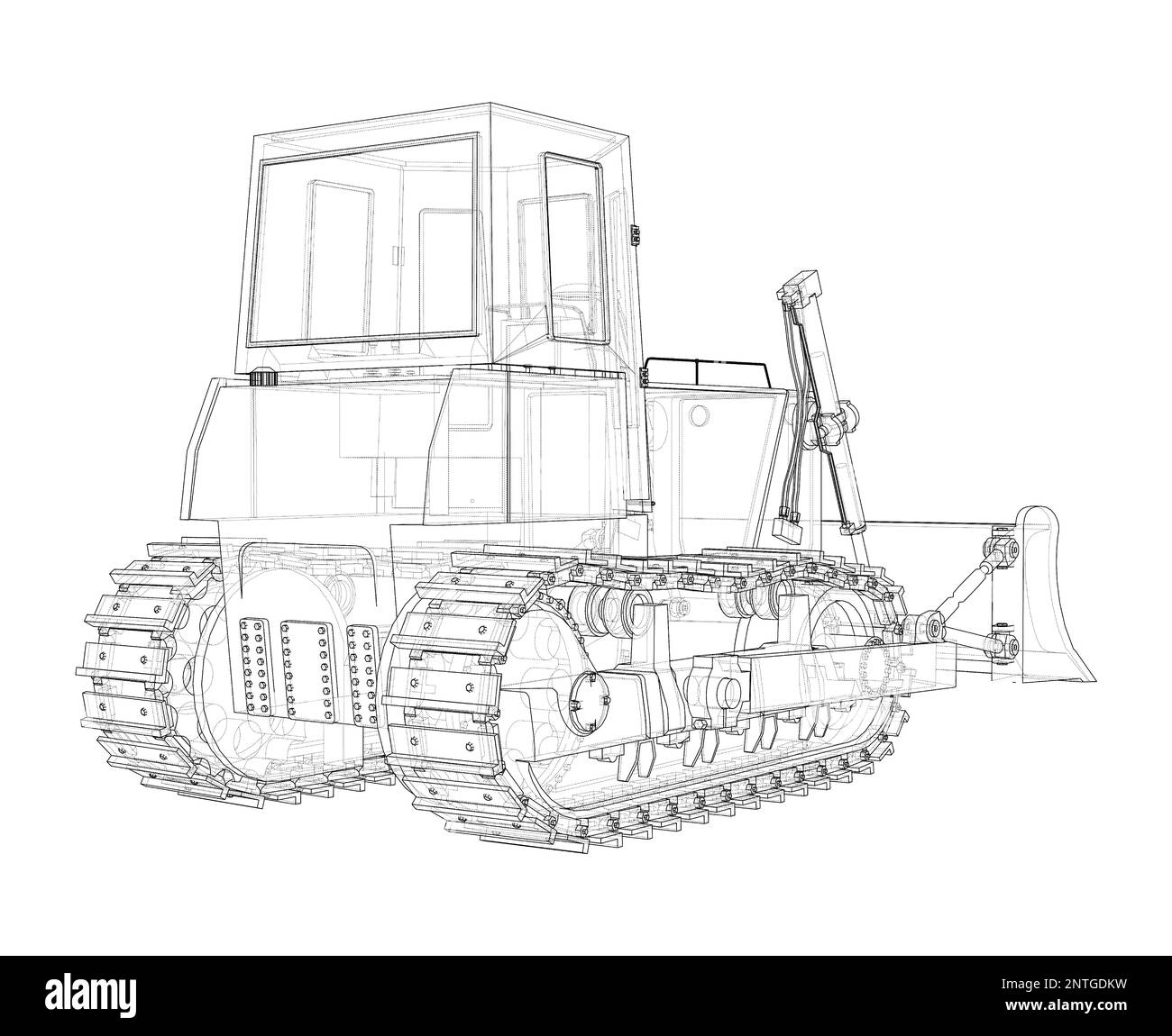 Earth mover, bulldozer Stock Photo - Alamy