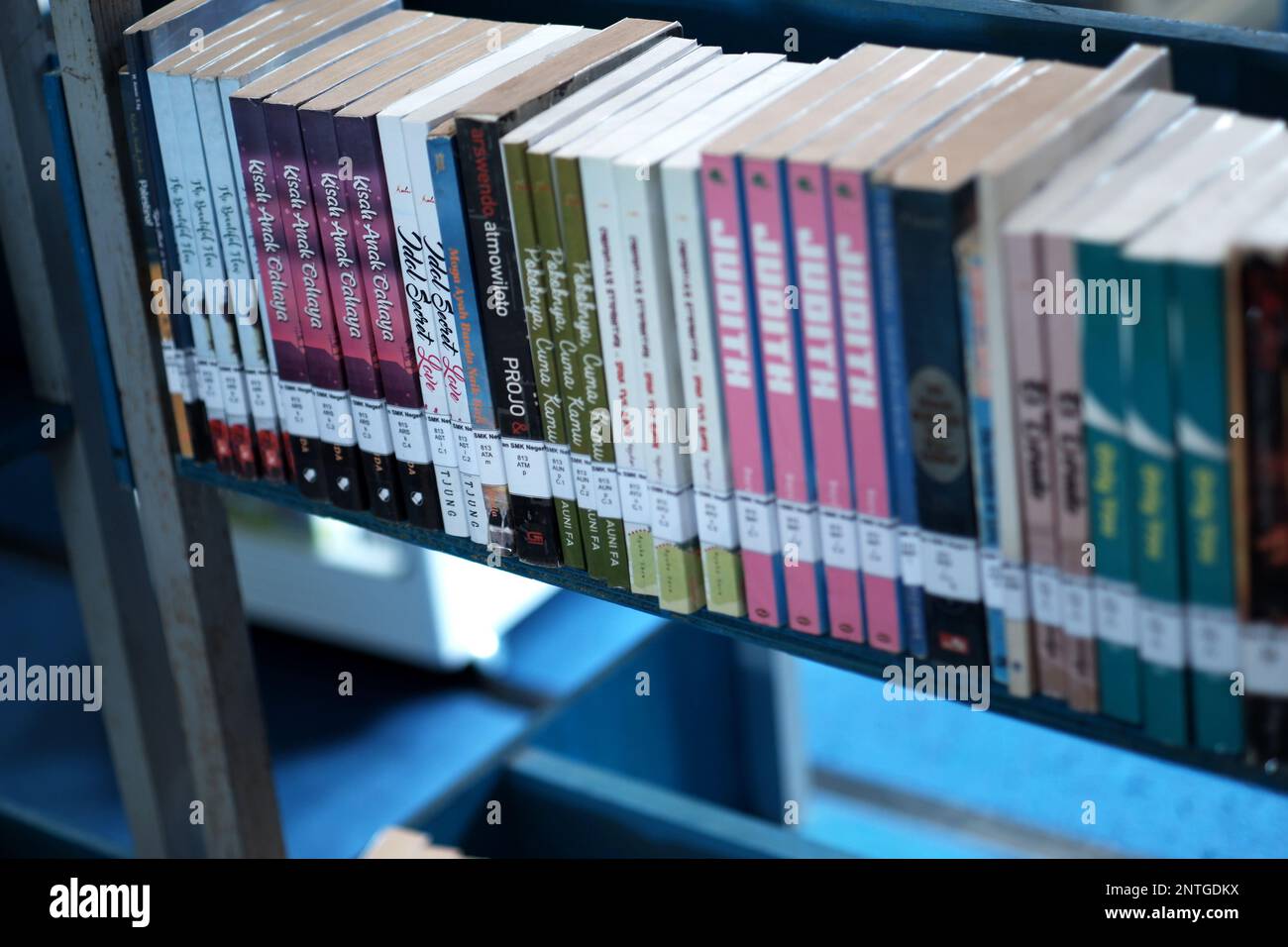 Library shelf arrangement hi-res stock photography and images - Alamy
