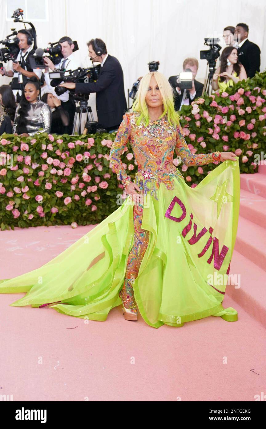 Photo by: Elaine Wells/STAR MAX/IPx 2019 5/6/19 Donatella Versace at ...