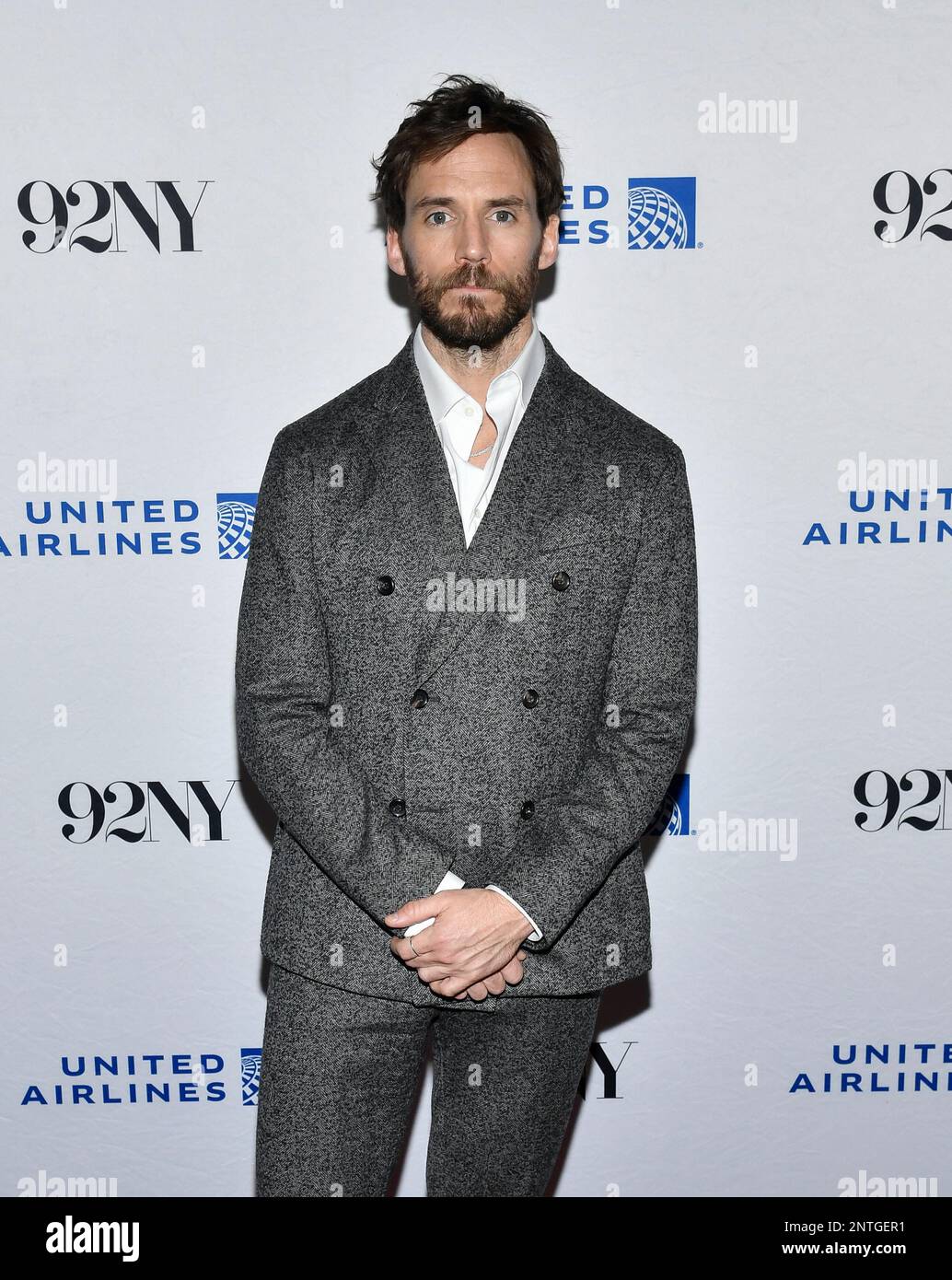 Sam Claflin from the cast of the Prime Video television series "Daisy ...