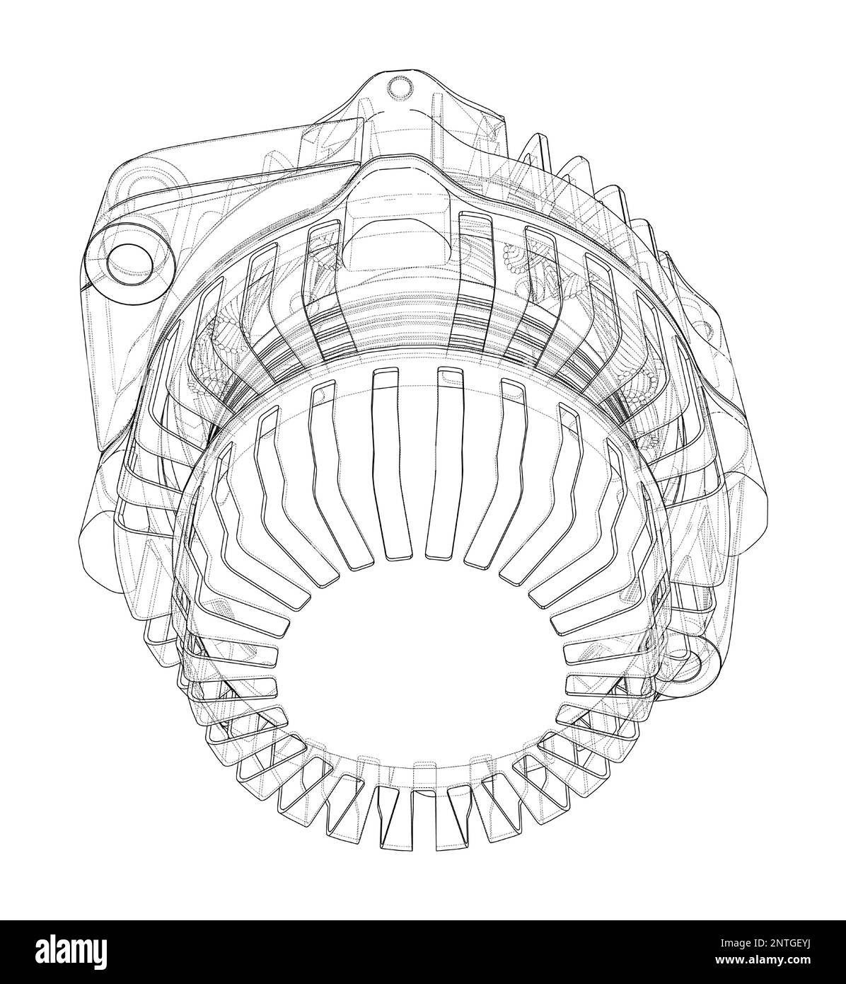 Car alternator Black and White Stock Photos & Images - Alamy