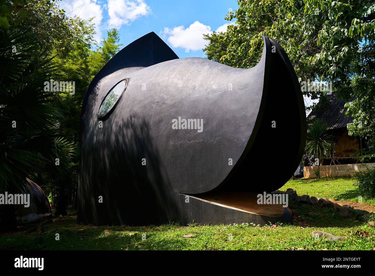 black fish head building, located within the grounds of the Black ...