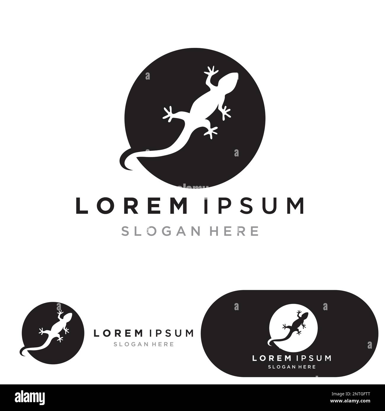 Lizard home logo icon vector design template Stock Vector Image & Art ...