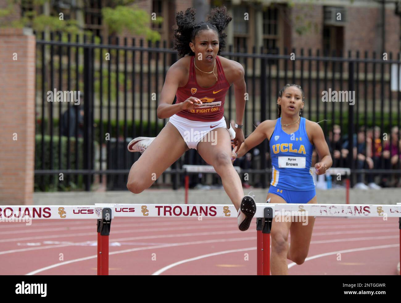 Breanna Bernard-Joseph of Southern California places third in the women ...