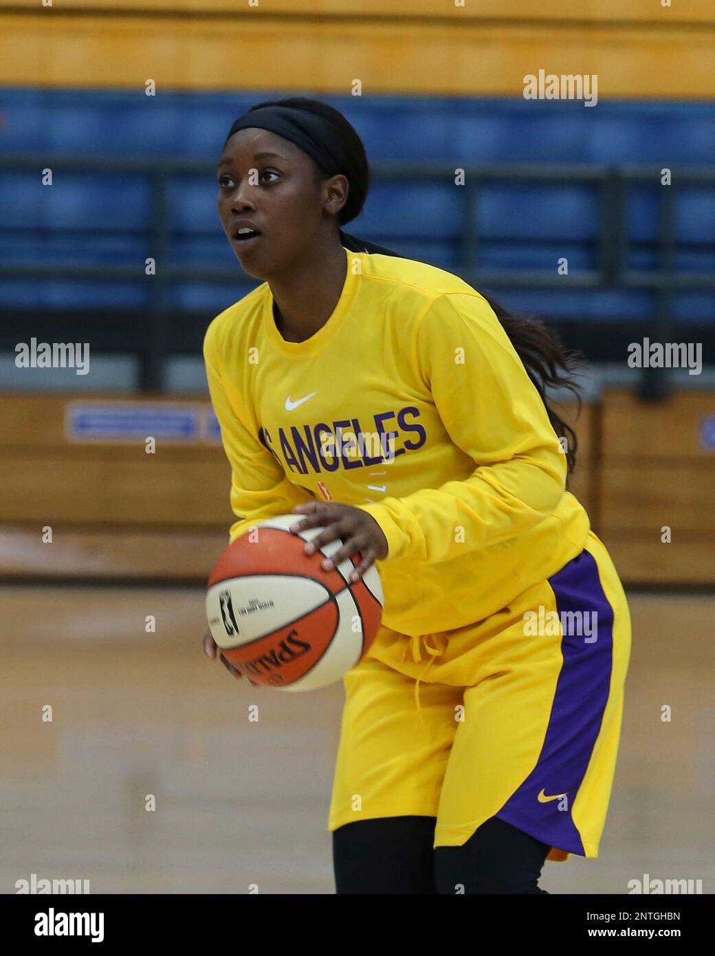 WNBA 2019: Alexis Jones during the Los Angeles Sparks day 2 of training ...