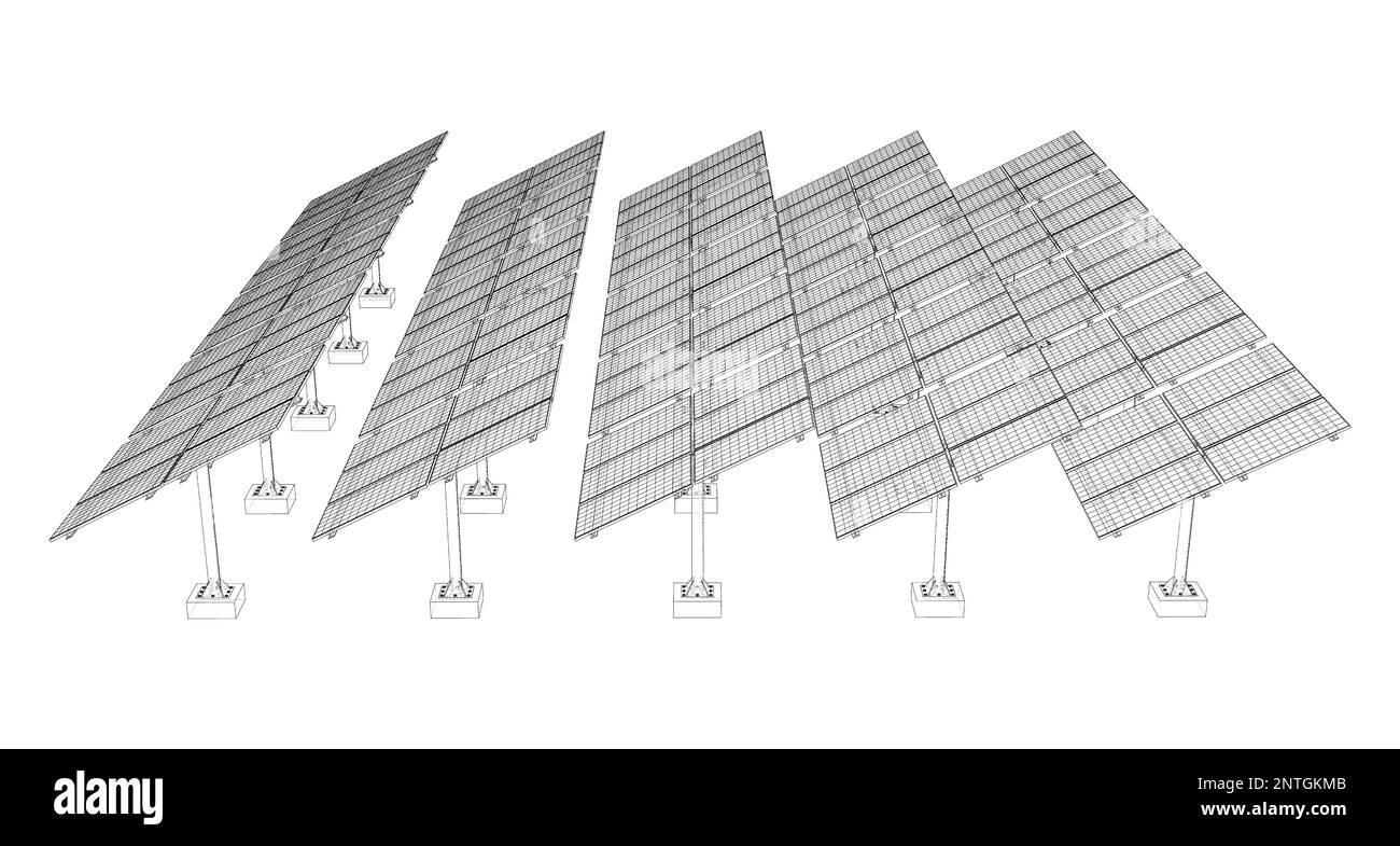 Solar Panel Field Stock Photo - Alamy