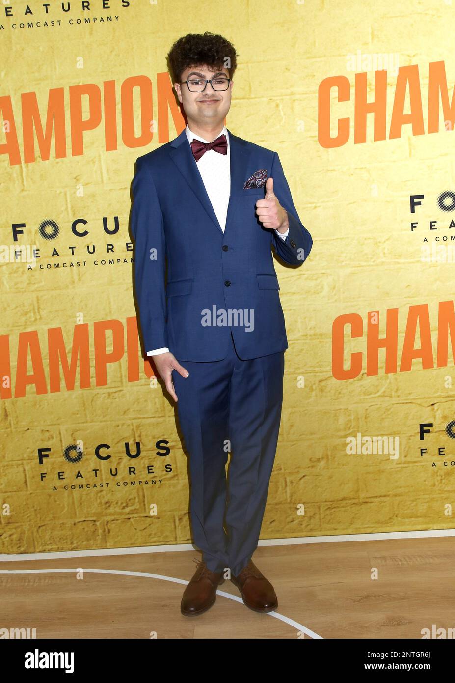 Alex Hintz attending the 'Champions' New York Premiere held at the AMC ...