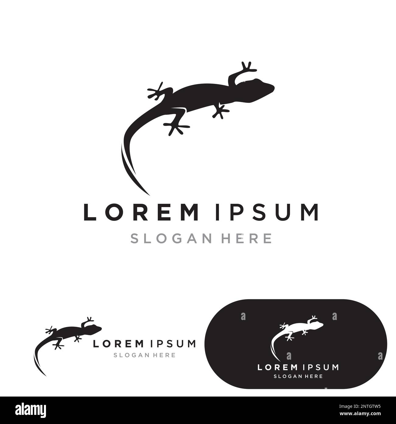 Lizard home logo icon vector design template Stock Vector Image & Art ...