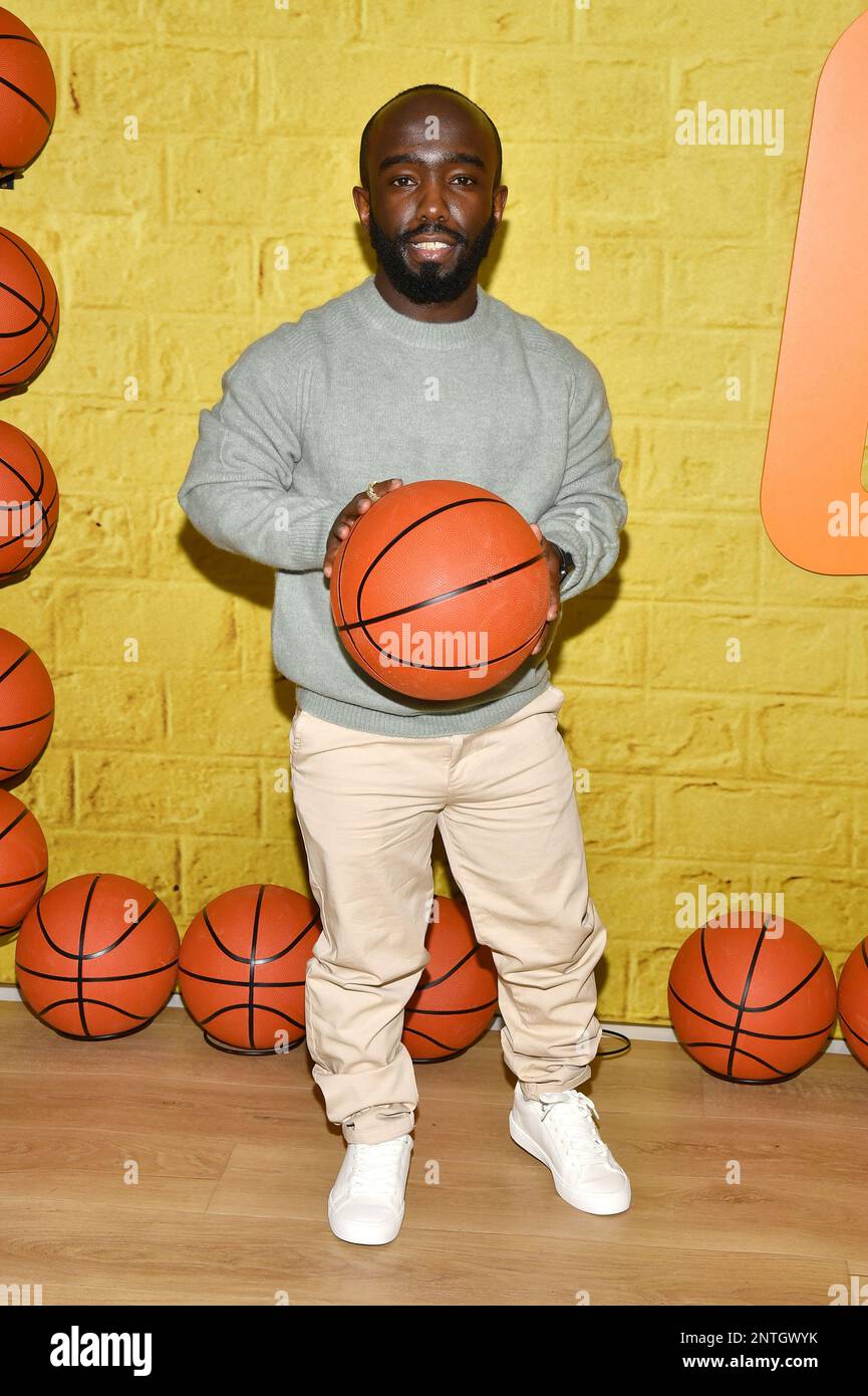 New York, USA. 27th Feb, 2023. Jahmani Swanson attends the premiere of ...