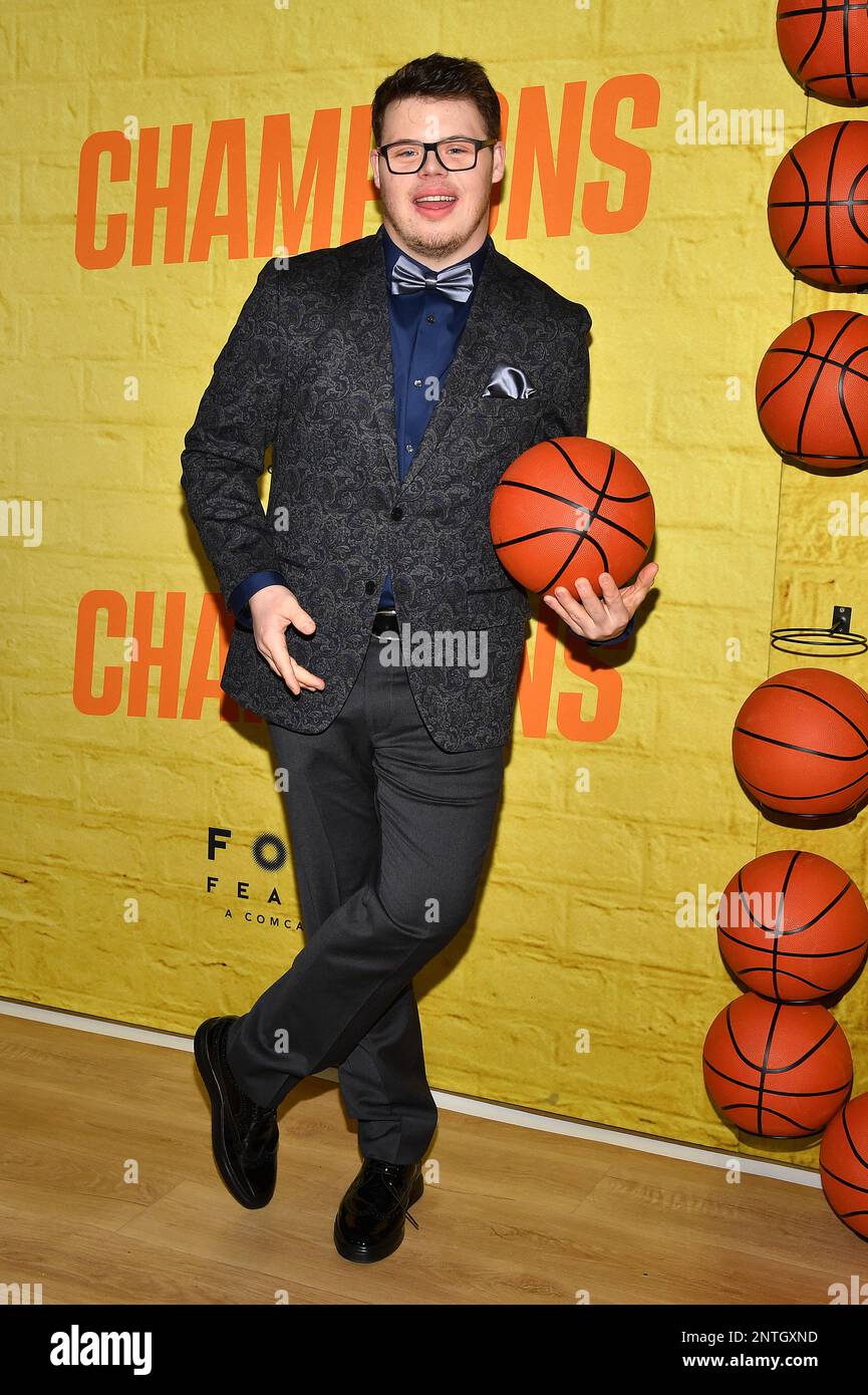 New York, USA. 27th Feb, 2023. Actor James Day Keith attends the ...