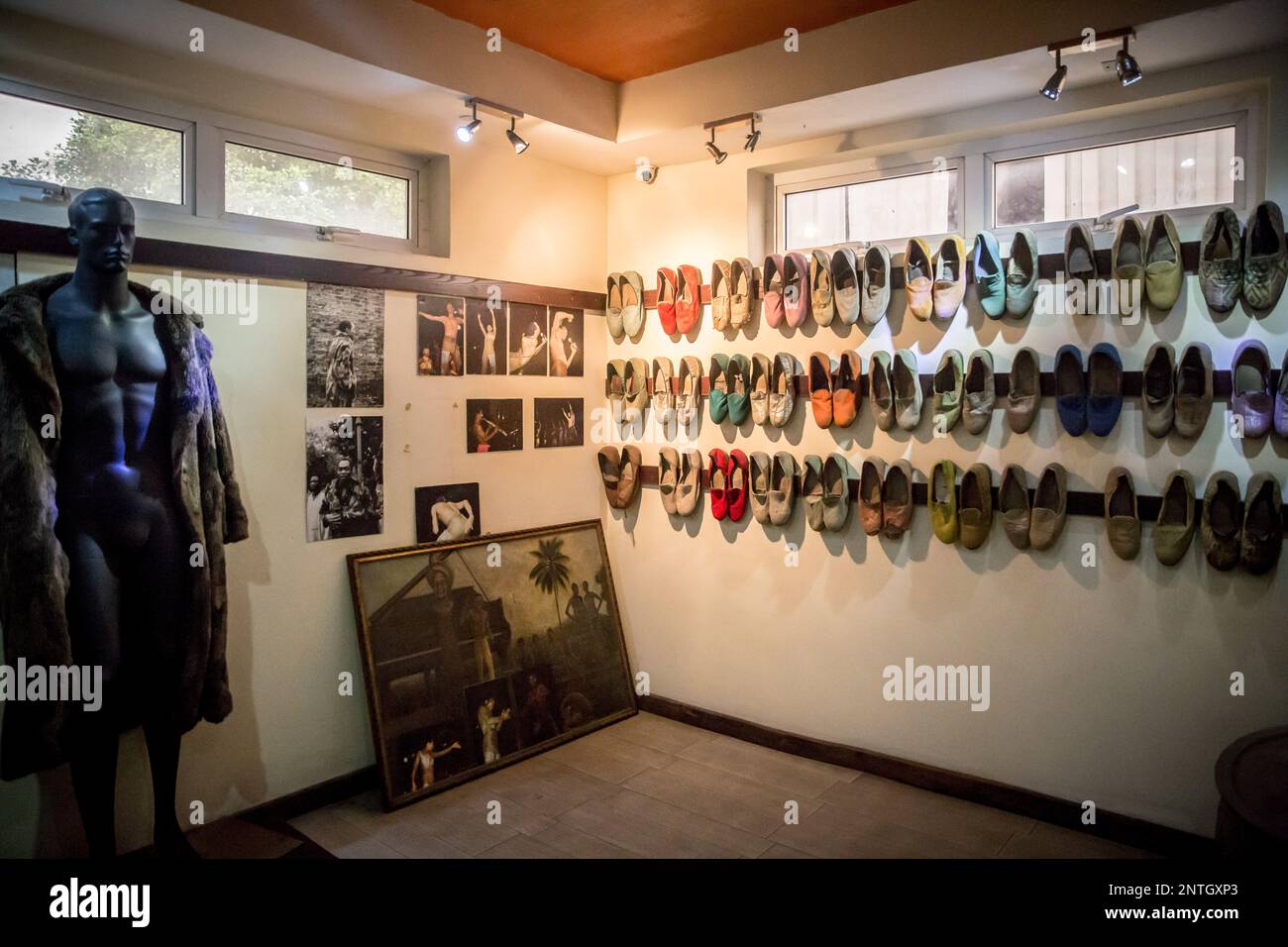 Shoes, clothes, and photos of Afrobeats pioneer Fela Kuti seen ...