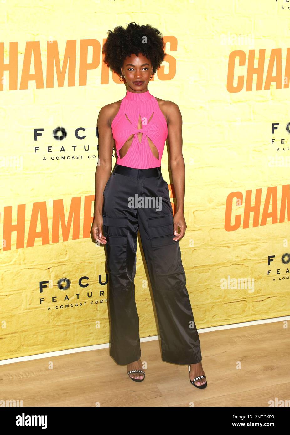 Tanaye White attending the 'Champions' New York Premiere held at the ...