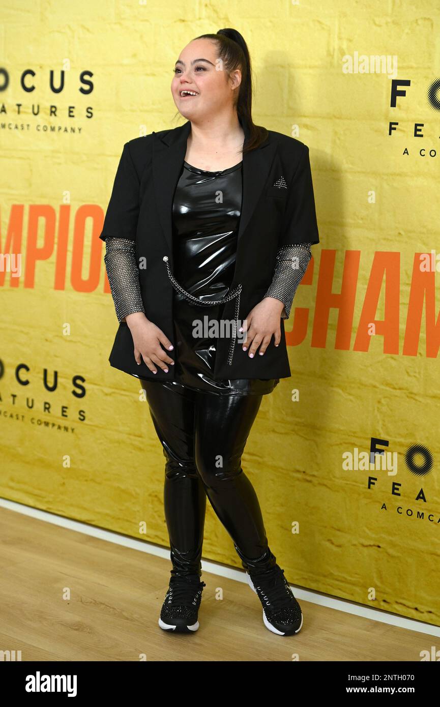 New York, USA. 27th Feb, 2023. Actor Madison Tevlin attends the ...