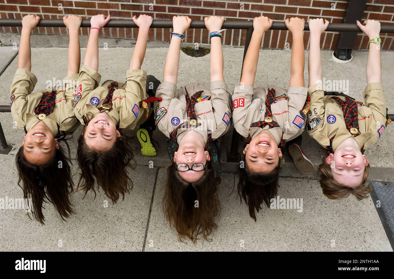 From left, Katie Welsh, Avery Harris, Rose McCarter, Olivia Beehler ...