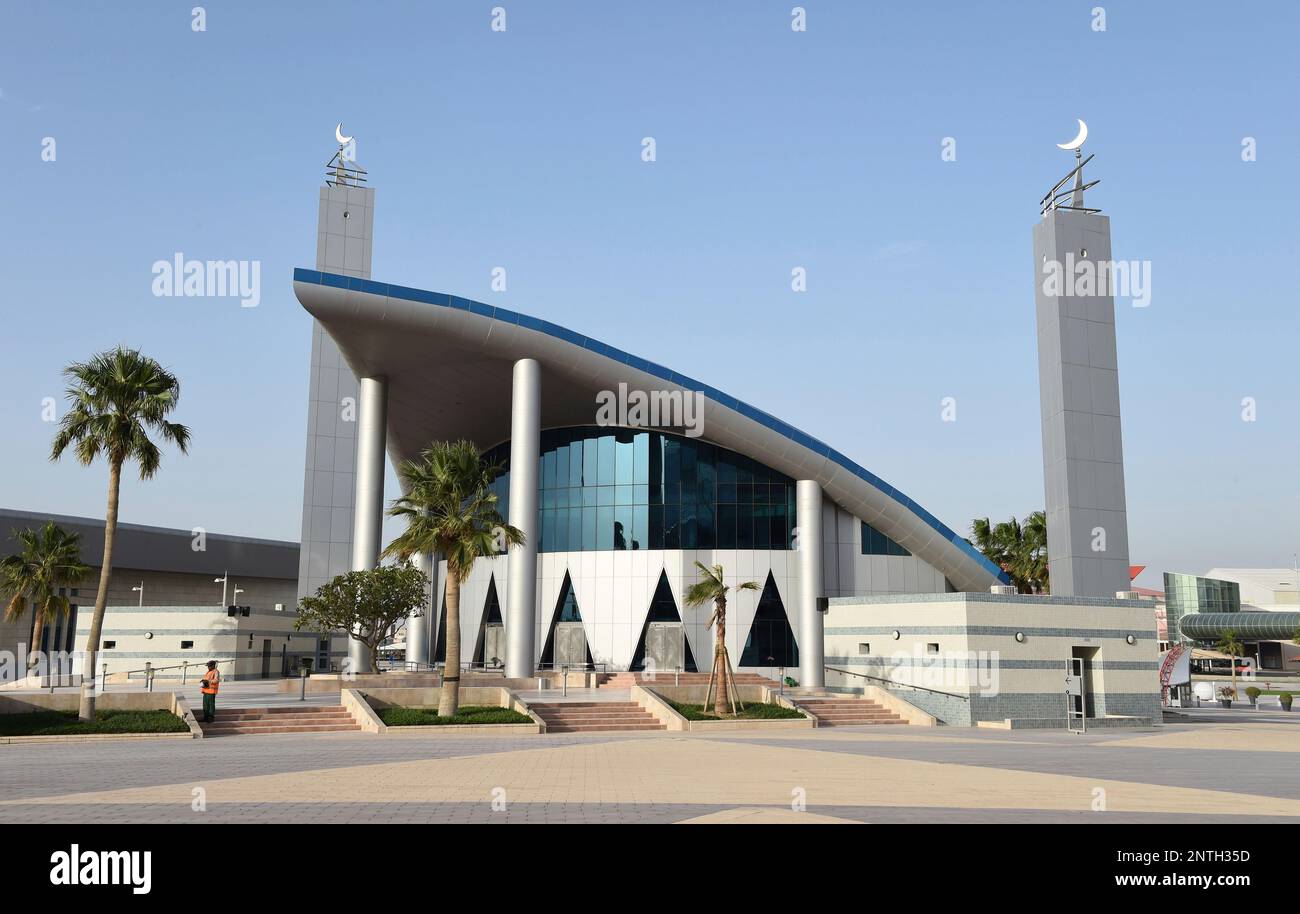 General overall view of the Mosque at the Aspire Zone in Doha, Qatar ...