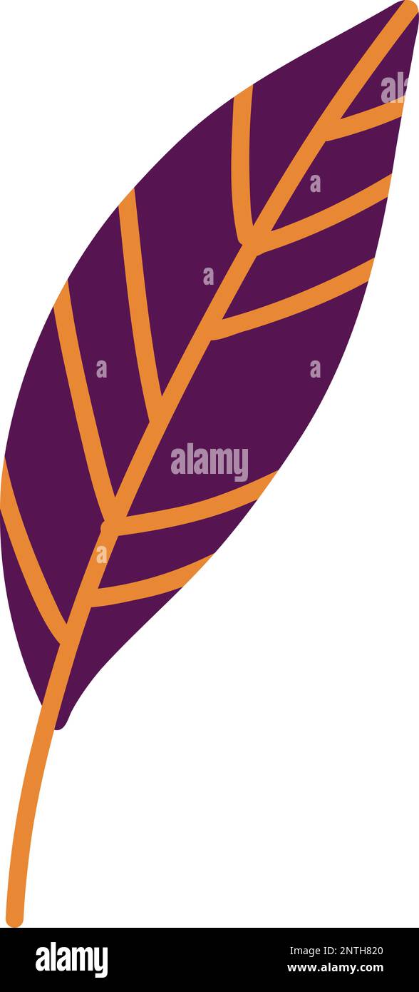 Abstract trendy doodle art. Set of hand drawn plant, curve, shape ...