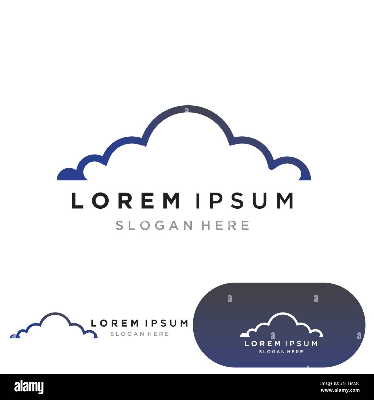 Cloud Logo And Symbol Icon template vector icon illustration Stock ...