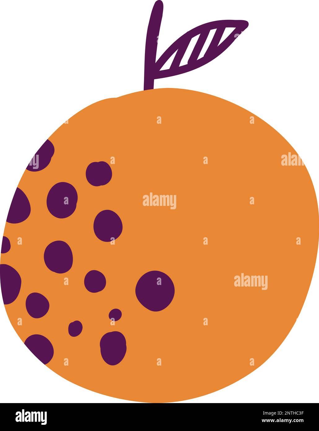 Abstract Trendy Doodle Art Set Of Hand Drawn Plant Curve Shape Object Blob Design Element